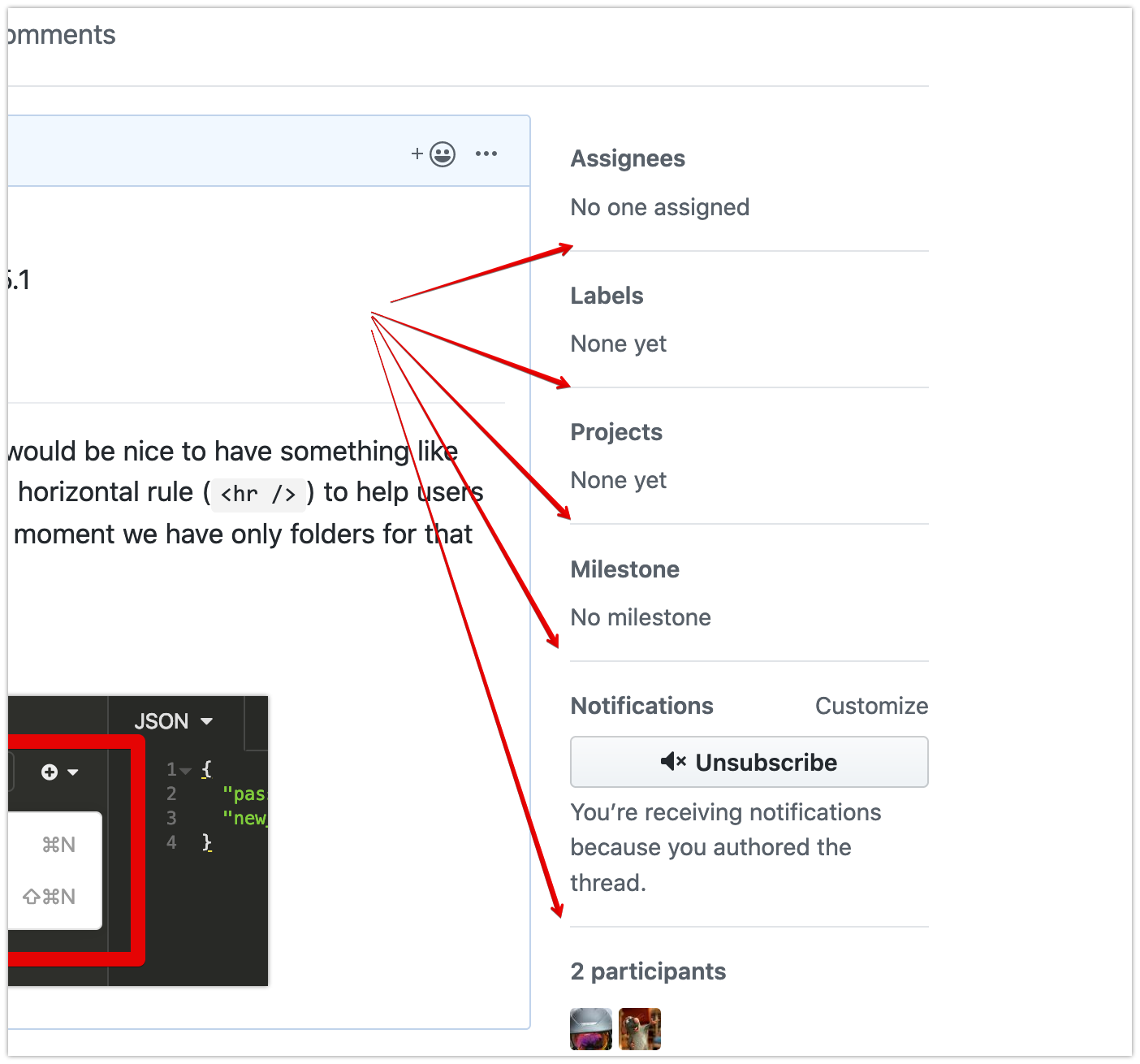 [Feature Request] Add support for Horizontal Rule element in Requests lists · Issue #1773 · Kong ...