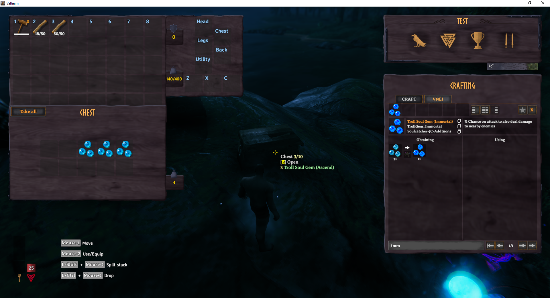[CFC] Fix crafting with single items (no stack) · Issue #6 · AzumattDev/OdinsQOL · GitHub