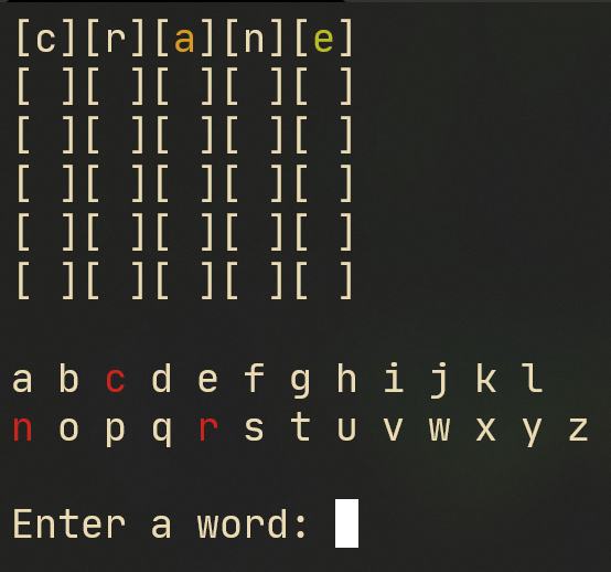 Github Toranianwordle Terminal A Clone Of The Popular Wordle Game But For The Terminal