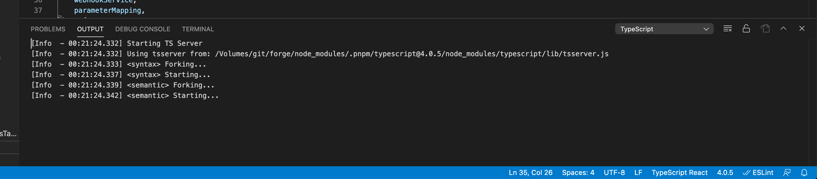 Vscode Does Not Start Tsserver And Does Not Recognize `typescript` Config Options · Issue 0153
