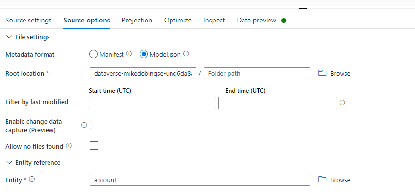 Error when reading dataverse exported data · Issue #3077 · MicrosoftDocs/powerapps-docs · GitHub