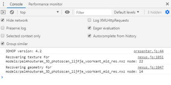 3DHOP freezes · Issue #19 · cnr-isti-vclab/3DHOP · GitHub