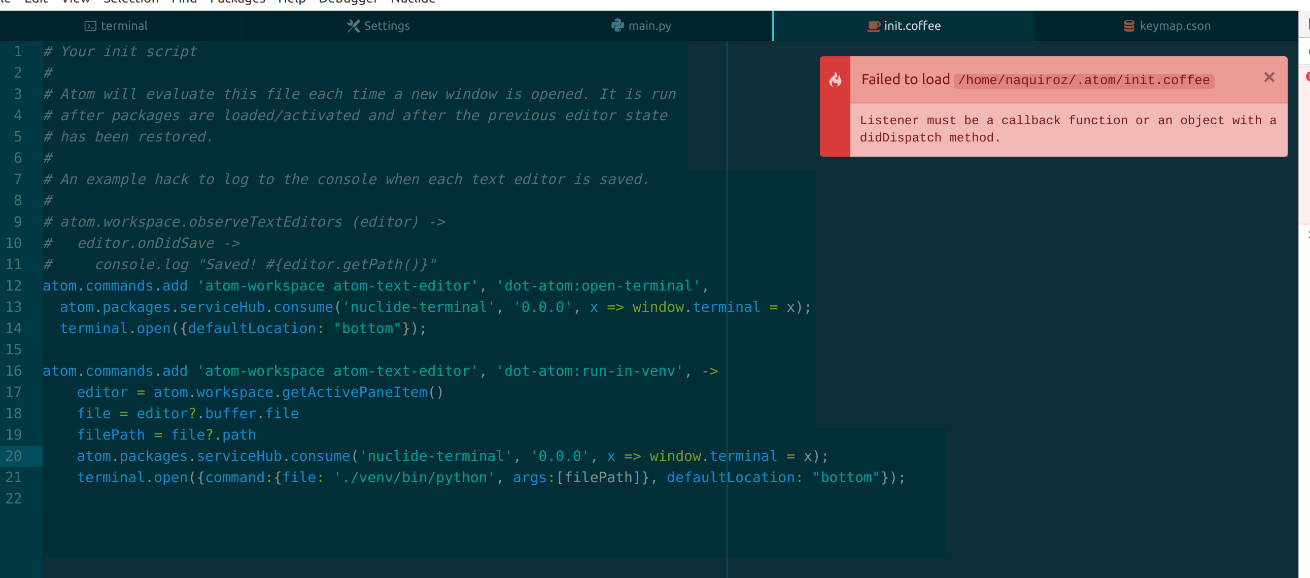Spawn terminal below? · Issue #297 · facebookarchive/atom-ide-ui · GitHub