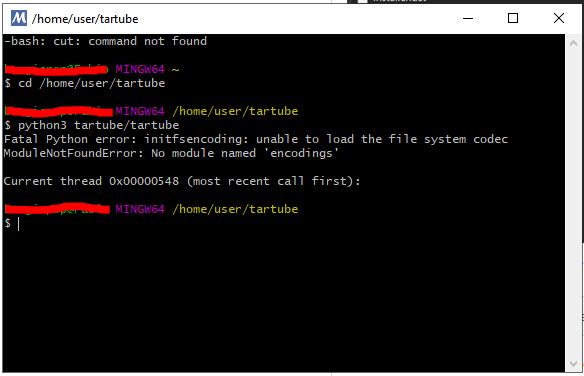 Won't run on Windows 10 x64 · Issue #79 · axcore/tartube · GitHub