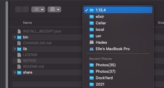 org.elixir_lang.sdk.erlang_dependent.MissingErlangSdk: Elixir SDK `Elixir 1.14.0` is missing ...
