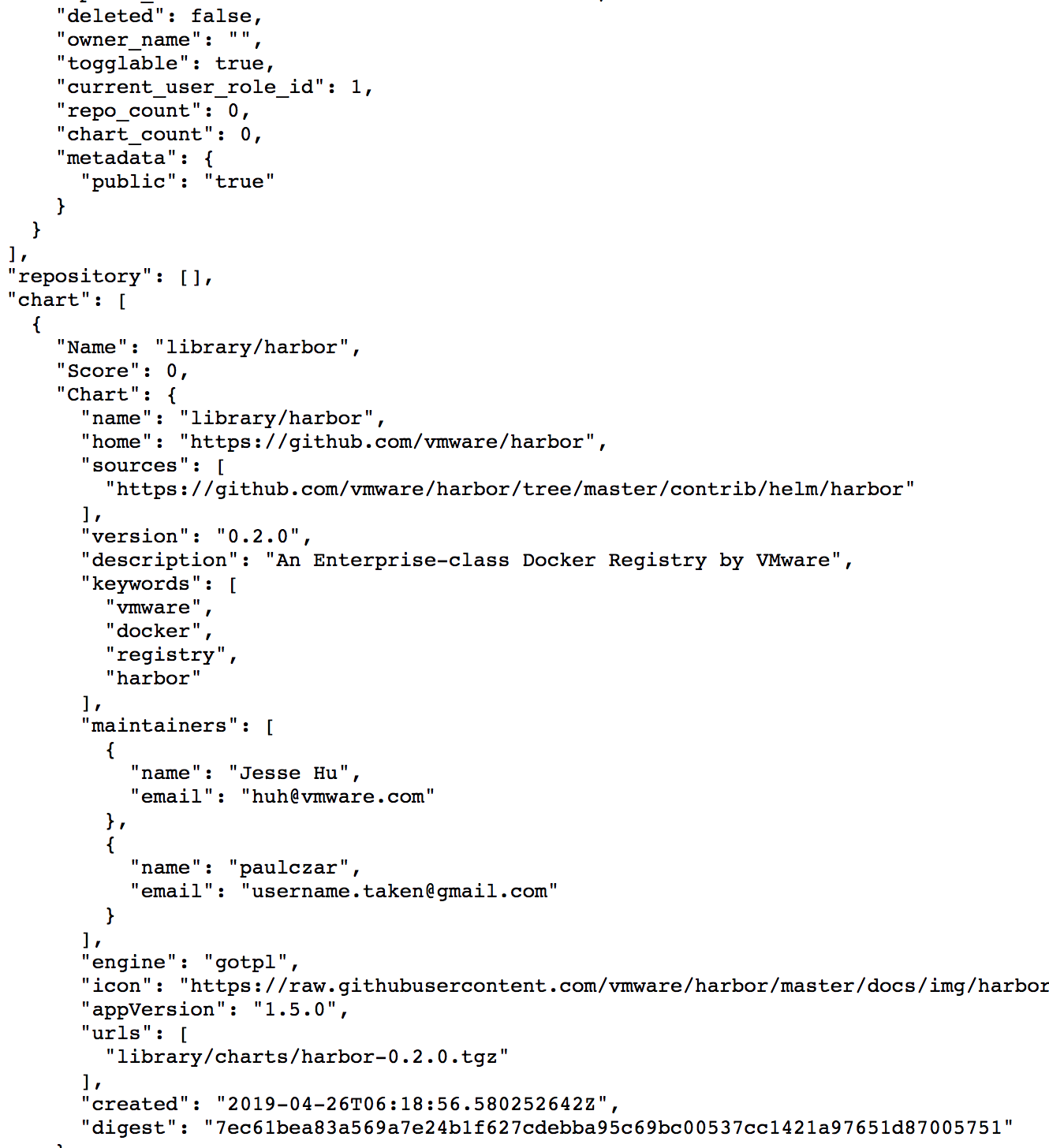 Harbor Swagger api '/search' cannot show chart list · Issue #7535 ...