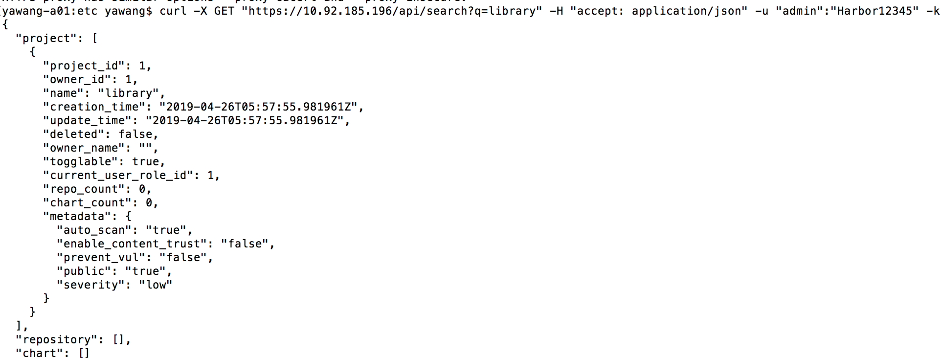 Harbor Swagger api '/search' cannot show chart list · Issue #7535 · goharbor/harbor · GitHub