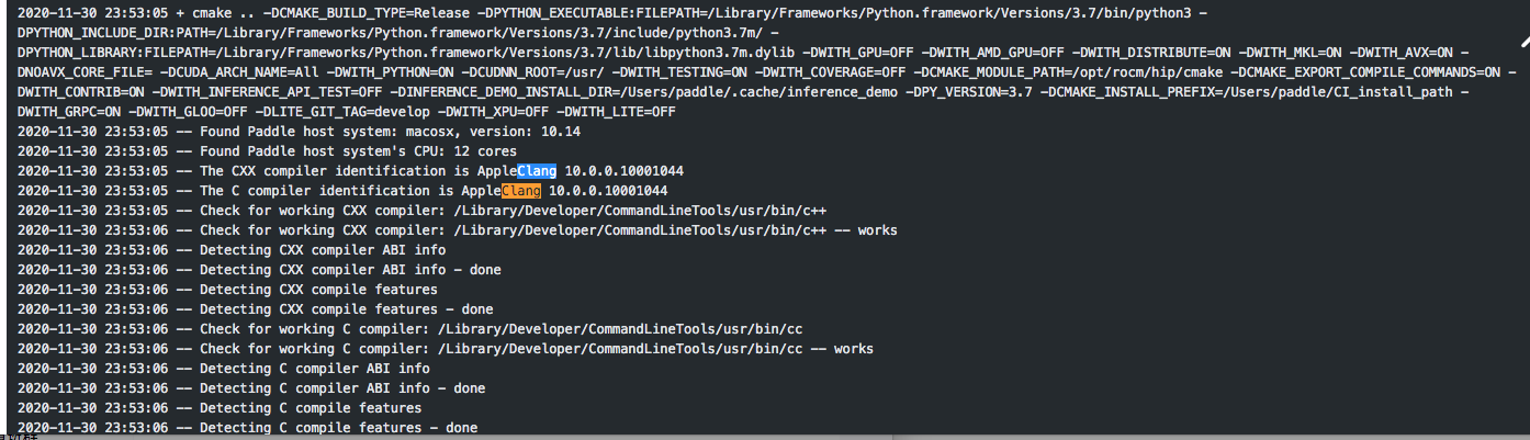 mac编译报错 · Issue #29231 · PaddlePaddle/Paddle · GitHub