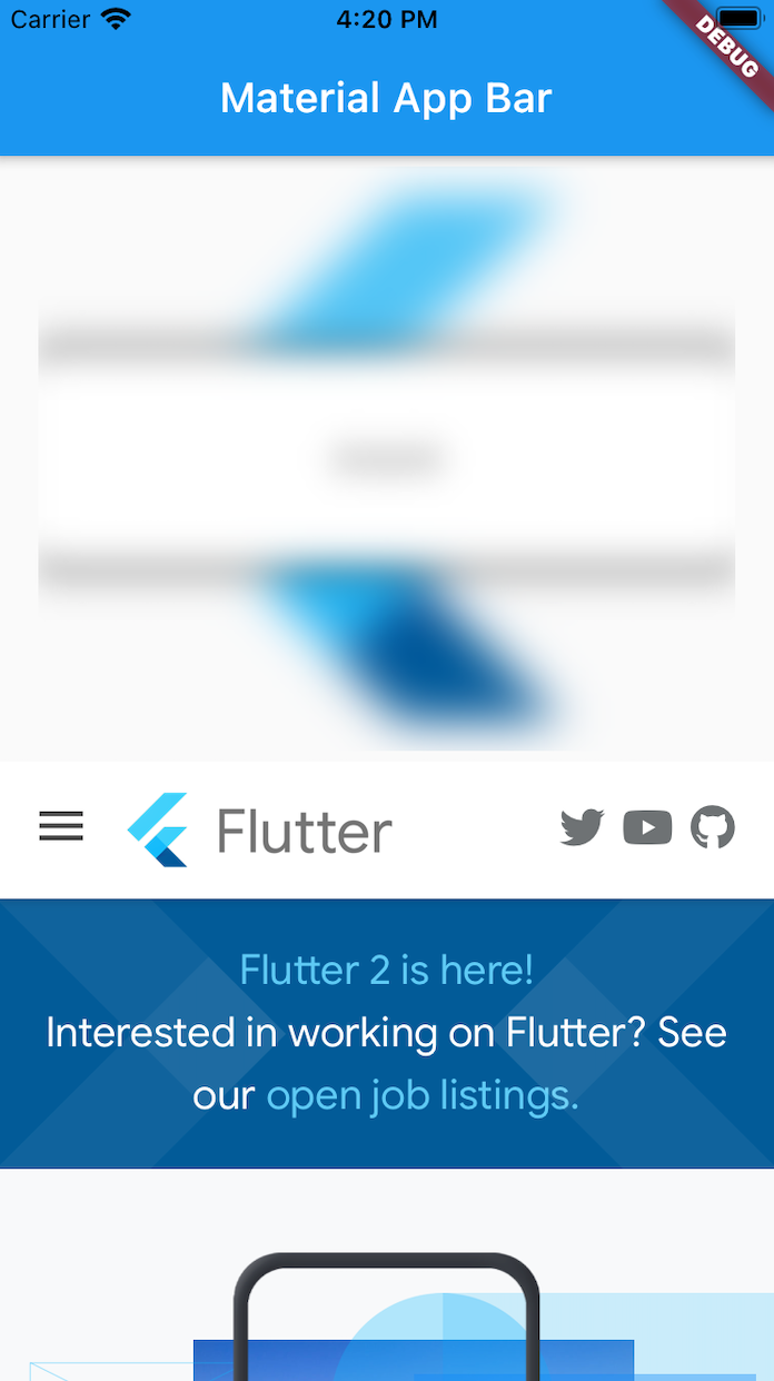 BackdropFilter blurs everything on the screen when there is a platformview on iOS (Regression of ...
