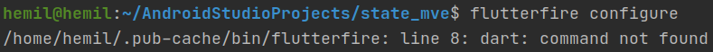 🐛 Dart command not found flutterfire cli on Debian 10 · Issue #7879 ...