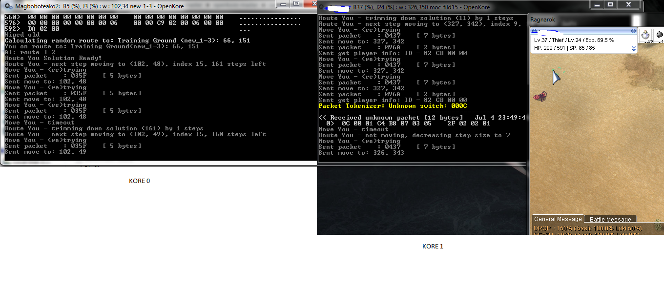 pRO Bot issue (Packet Tokenizer or parser) · Issue #643 · OpenKore/openkore · GitHub