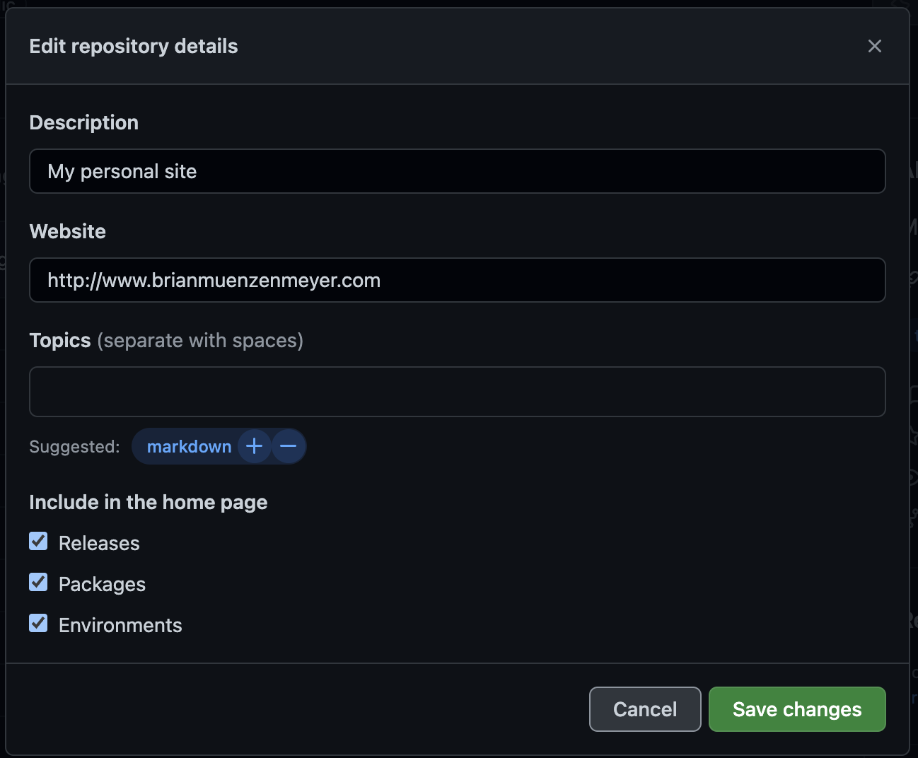 State error when editing, canceling, and re-opening repository details overlay (description ...
