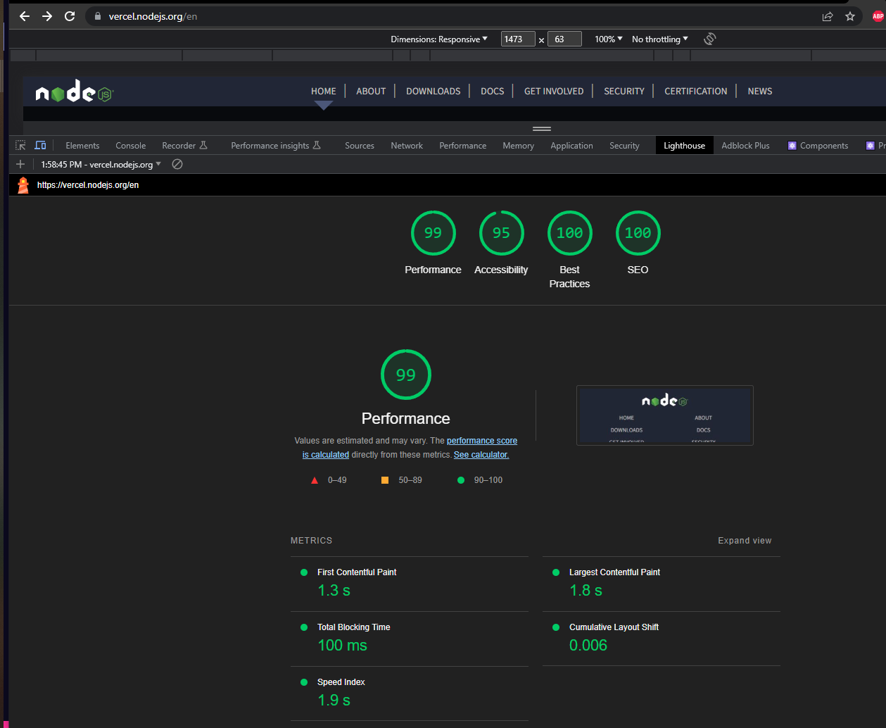 Add Lighthouse-CI · Issue #5492 · nodejs/nodejs.org · GitHub