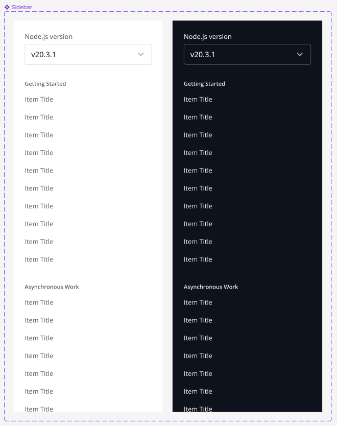 Create `Sidebar` Component family · Issue #6061 · nodejs/nodejs.org ...