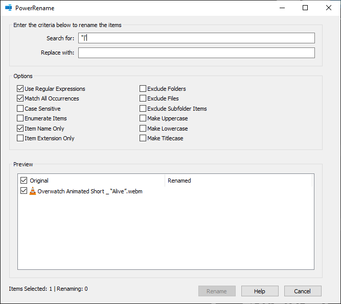 [Power Rename] Can't detect or replace double quotes · Issue #8267 ...
