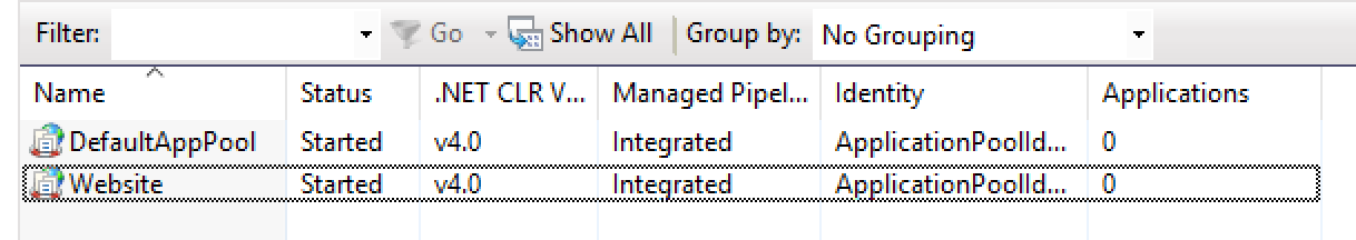 Application pool failed starts in IIS does not trigger an error ...