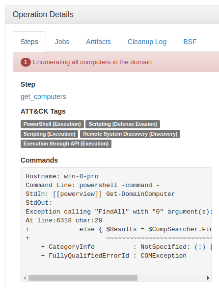 Enumerating all computers in the domain errors · Issue #93 · mitre ...