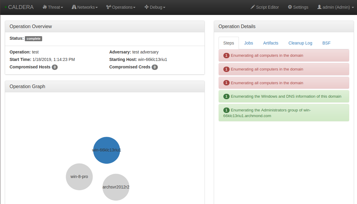 Enumerating all computers in the domain errors · Issue #93 · mitre/caldera · GitHub