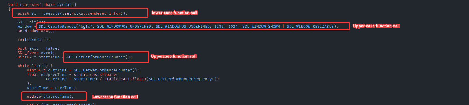 CPP highlighting with uppercase prefixed functions · Issue #2107 · nvim-treesitter/nvim ...