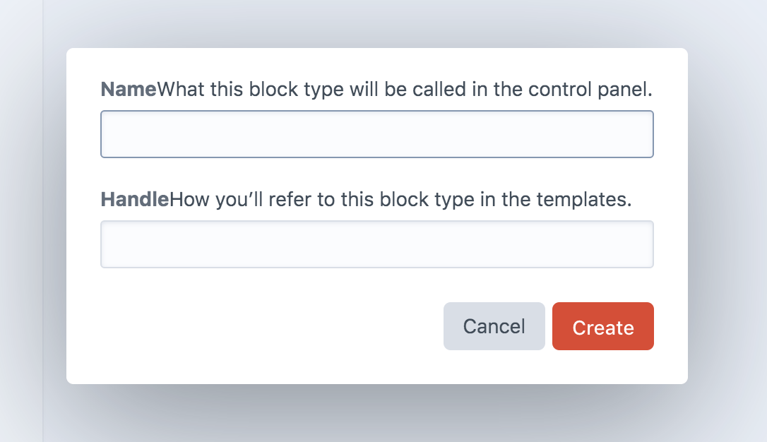 [3.5] Instruction styles in "New block type" modal are a bit off · Issue #6640 · craftcms/cms ...