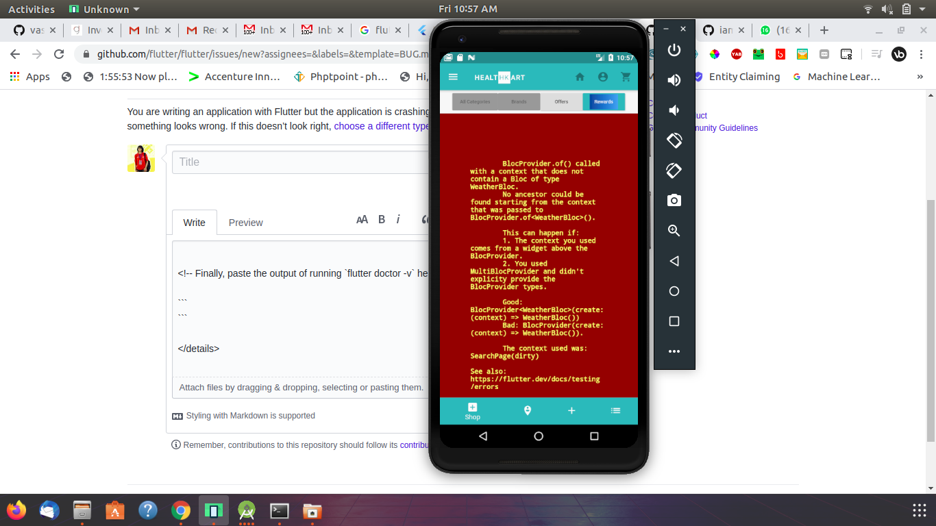 BLoC arch error · Issue #50326 · flutter/flutter · GitHub