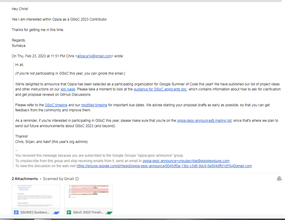 GSoC 2023: Key deadlines and getting feedback on proposals · oppia oppia · Discussion #17452 ...