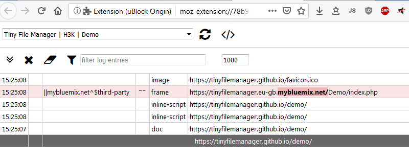 Demo doesn't work with Brave Browser · Issue #191 · prasathmani/tinyfilemanager · GitHub