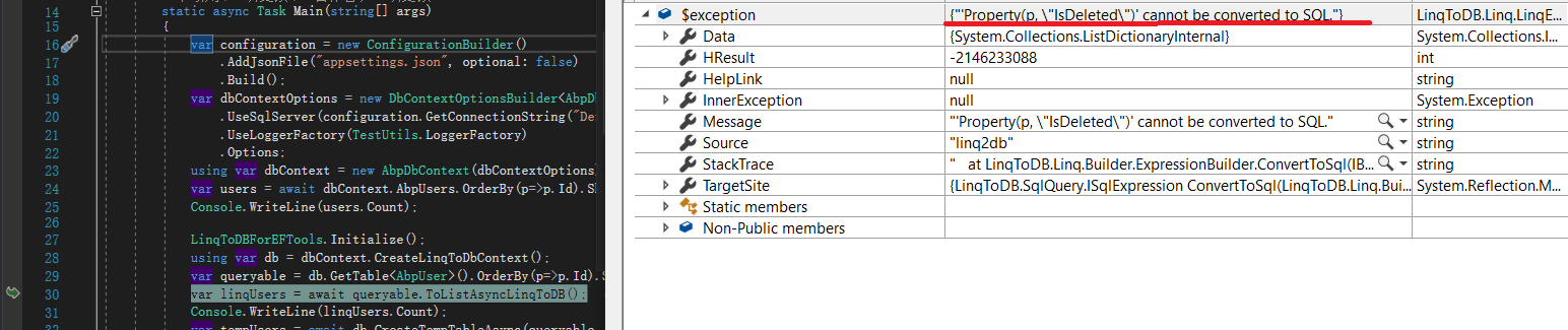 How can i use with EfCore Shadow Property · Issue #3169 · linq2db/linq2db · GitHub