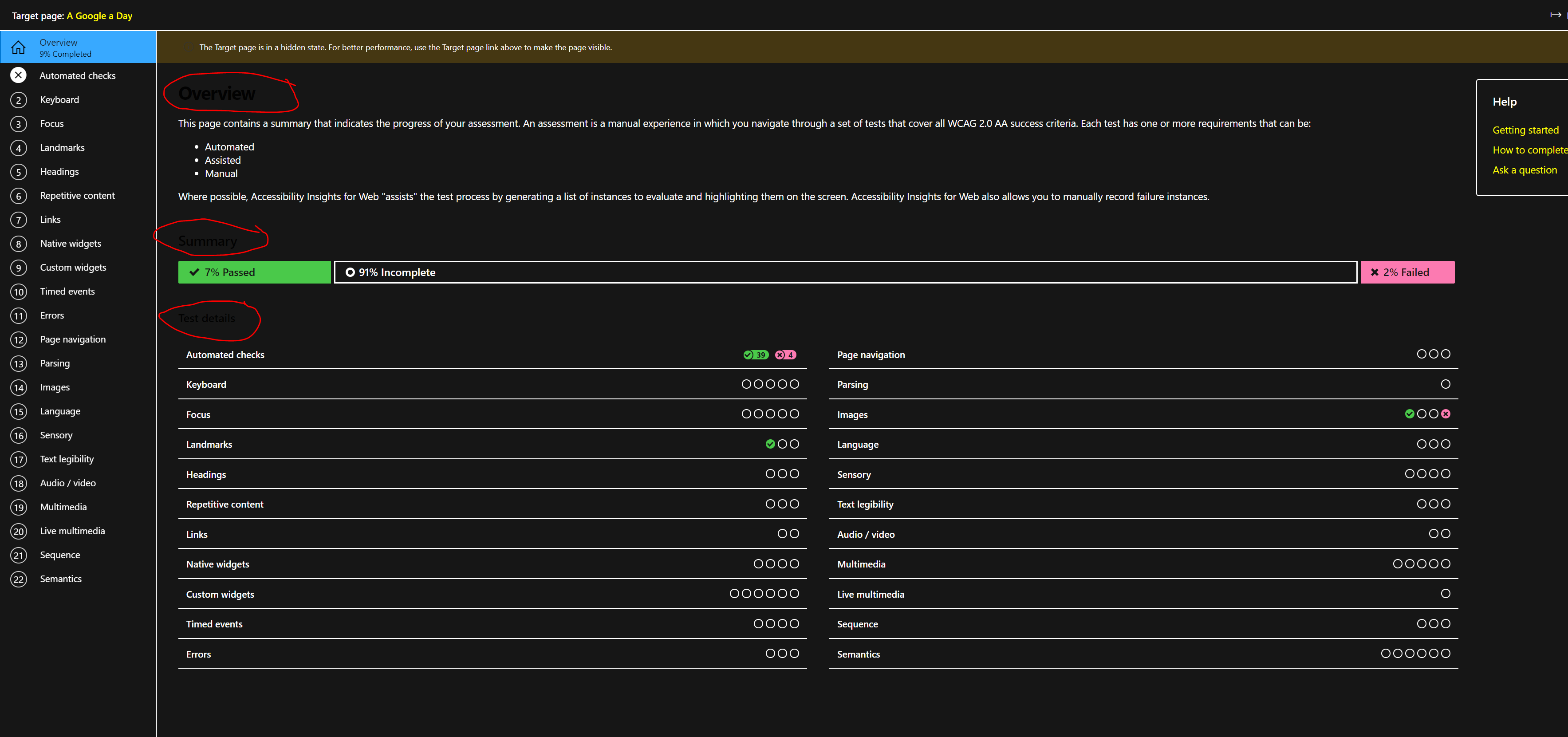 Color contrast issue on overview page in high contrast · Issue #624 ...