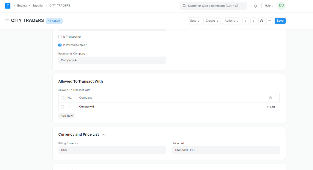 Issue in internal customer/supplier with Multi company setup · Issue #32033 · frappe/erpnext ...