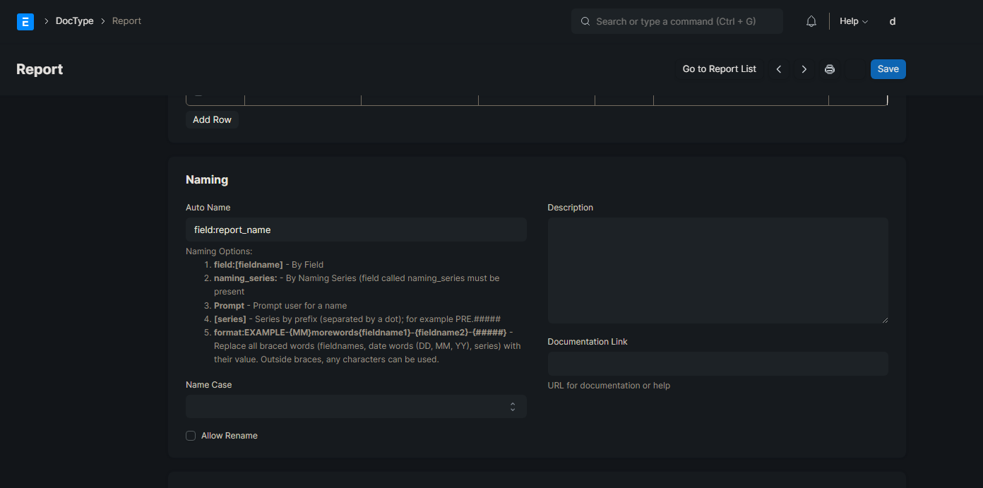 I can't rename Report · Issue #32116 · frappe/erpnext · GitHub
