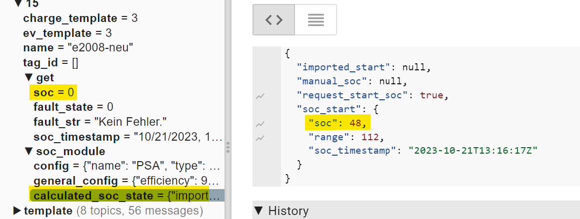 PSA SoC wird abgerufen und gespeichert, ist aber in der UI nicht zu sehen. · Issue #1188 ...