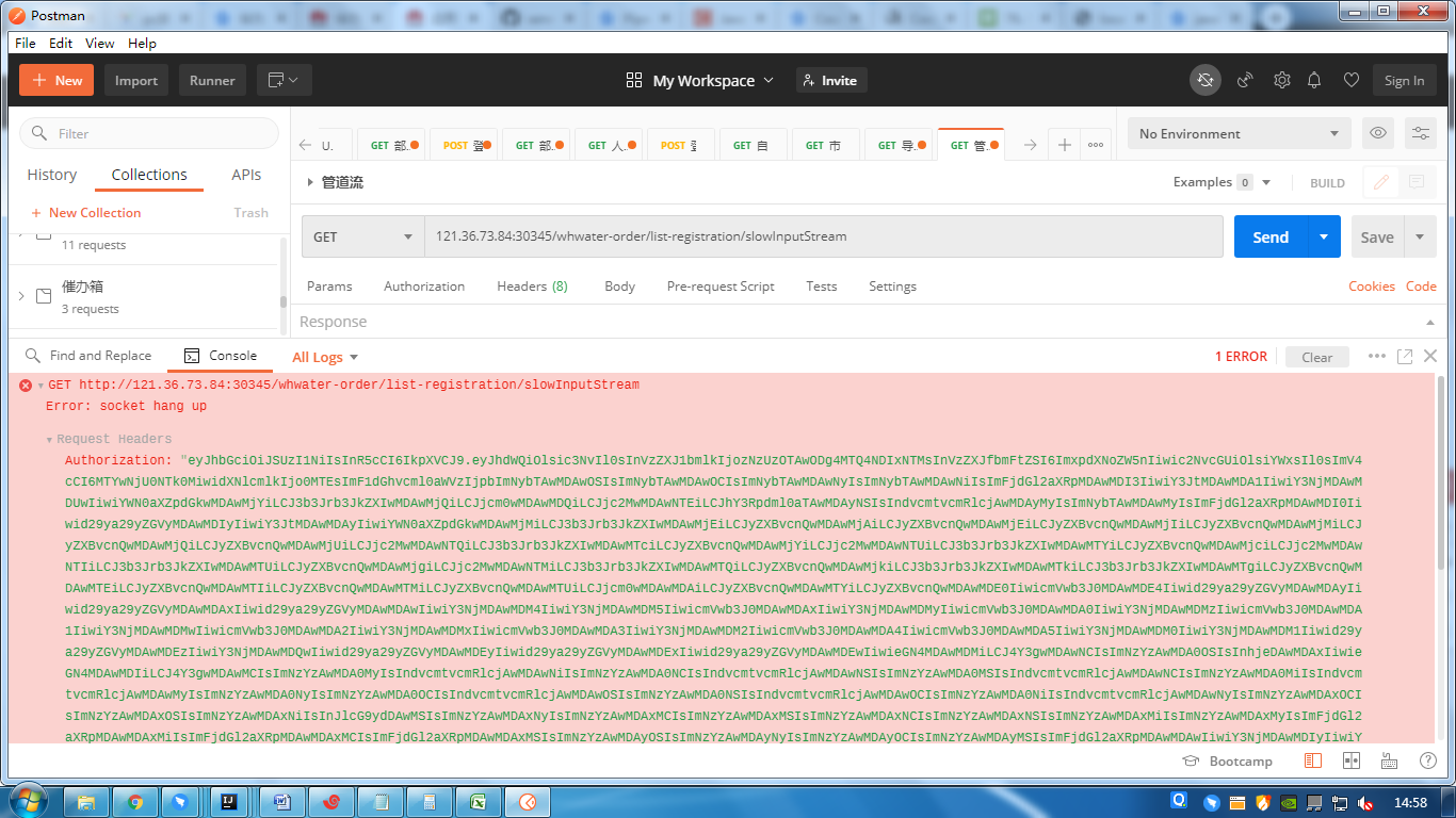 碰到一个问题后端接口在一分钟没有返回的时候出现Error: socket hang up · Issue #2071 · apache/servicecomb-java-chassis ...
