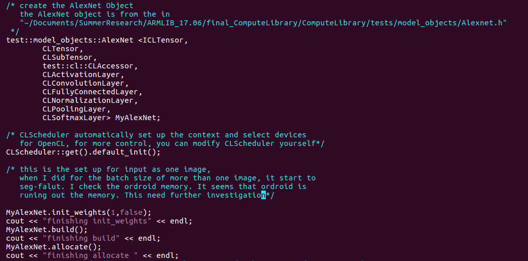 AlexNet.h Model Crashes when the batch size is more than 5 or 6 · Issue #190 · ARM-software ...