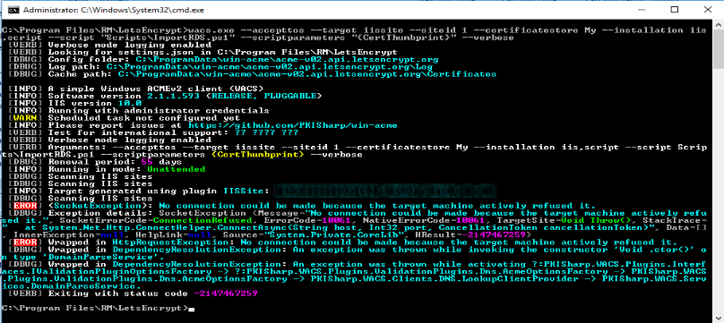 Proxy Settings Ignored · Issue 1317 · Win Acme Win Acme · Github
