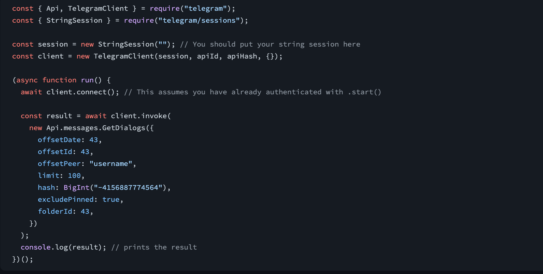 How to get the message has been read · Issue #491 · gram-js/gramjs · GitHub