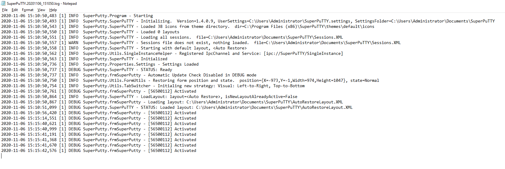 Unable to Open SuperPutty. · Issue #815 · jimradford/superputty · GitHub