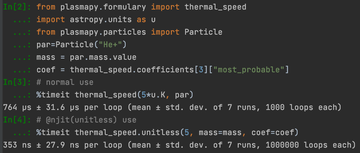No `astropy.units.Quantity`ies within actual body of formulary functions?