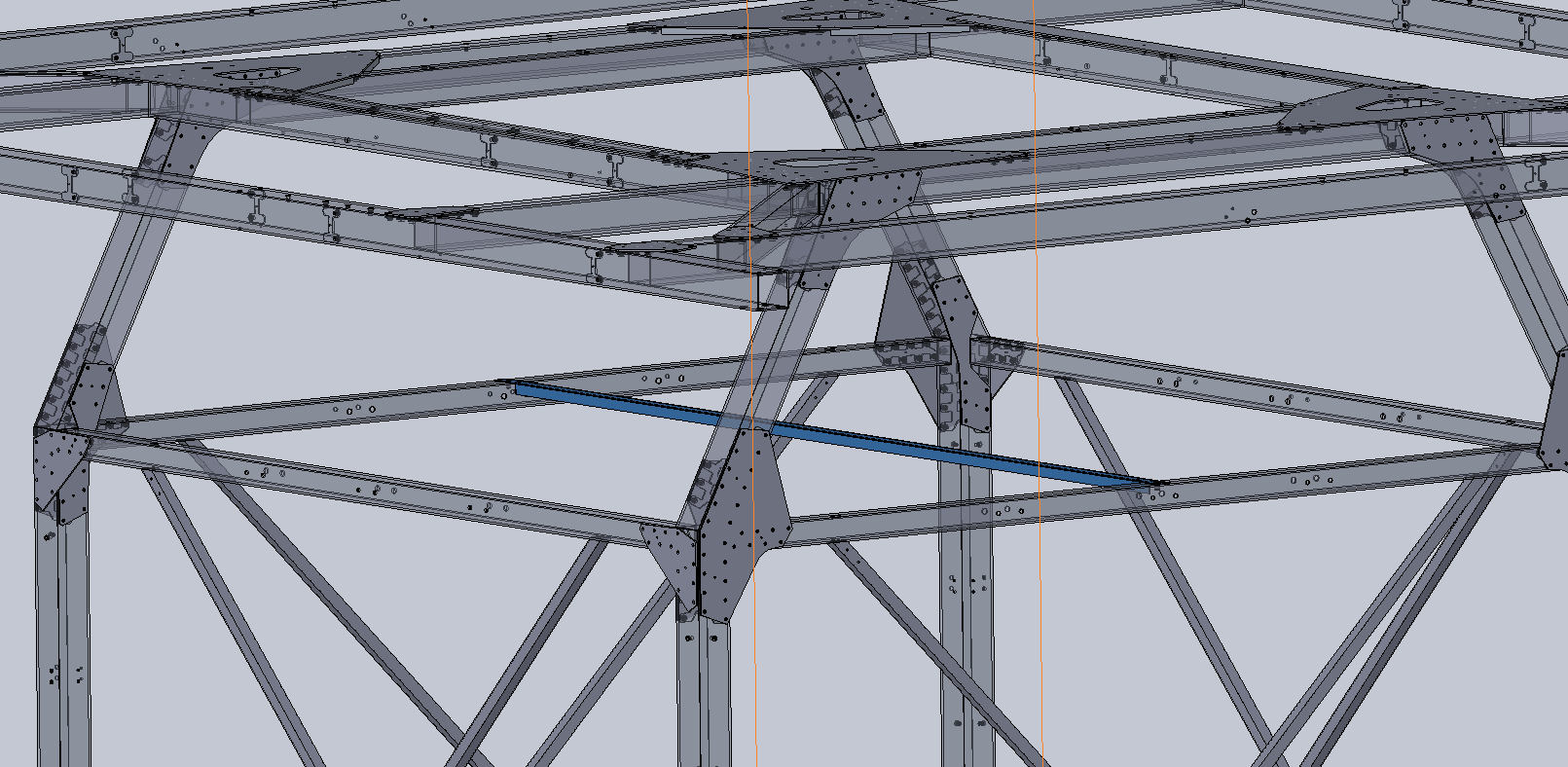 Fabricate and Install T-bar for mid-frame foam support `GAPS-FRM-MEC ...