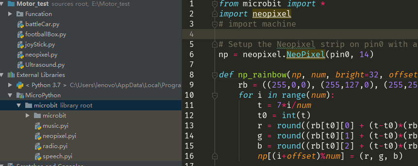the neopixel is missing after update · Issue #73 · JetBrains/intellij-micropython · GitHub