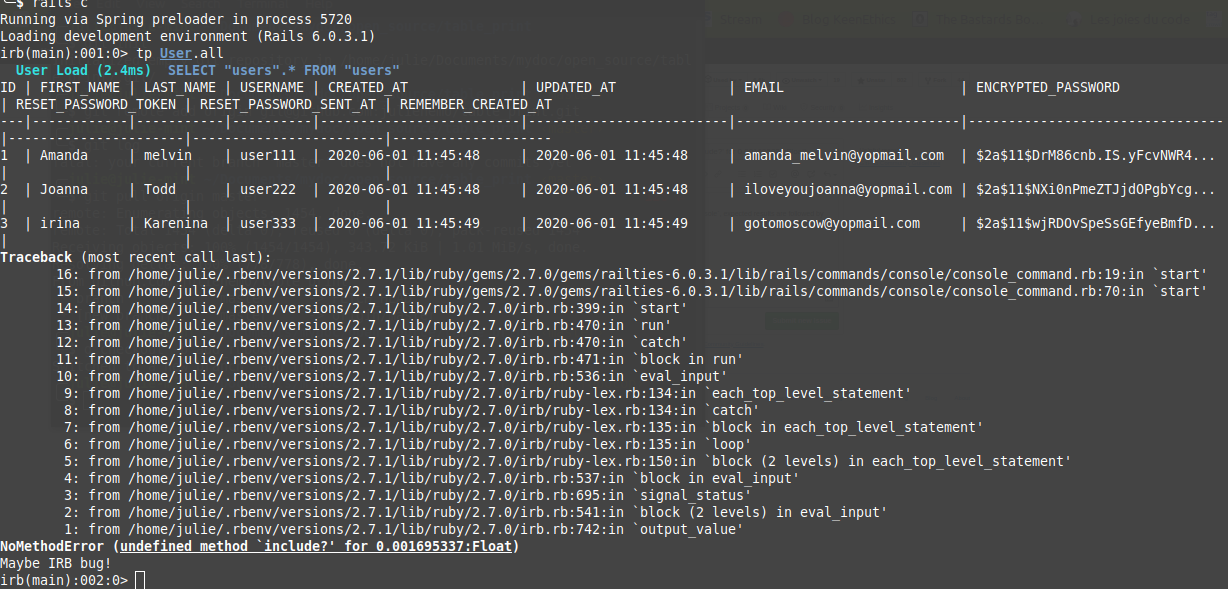 Bug Report: NoMethodError (undefined method `include?' for 0.001695337:Float) · Issue #84 ...