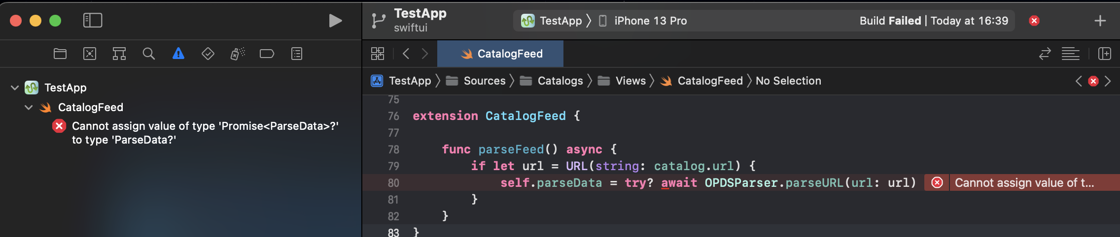 Error Run Swift Branch Swiftui · Issue 246 · Readiumswift Toolkit · Github 