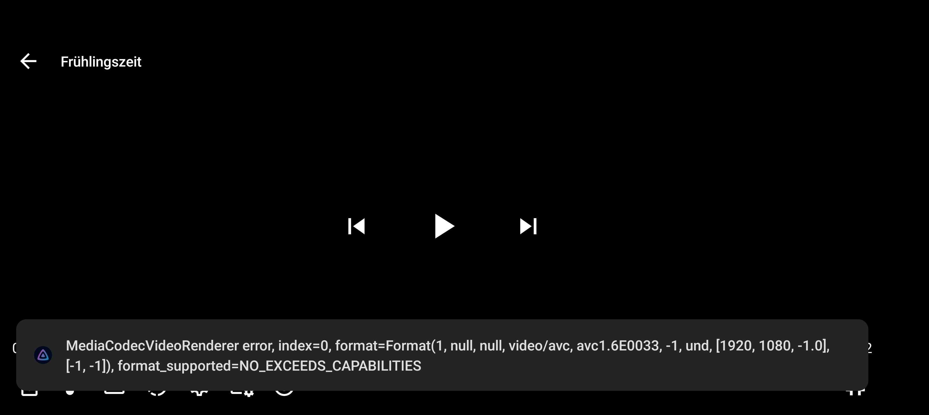 Jellyfin Exoplayer Requests A Direct Play But Failing To Play Unsupported Format H264 10bit