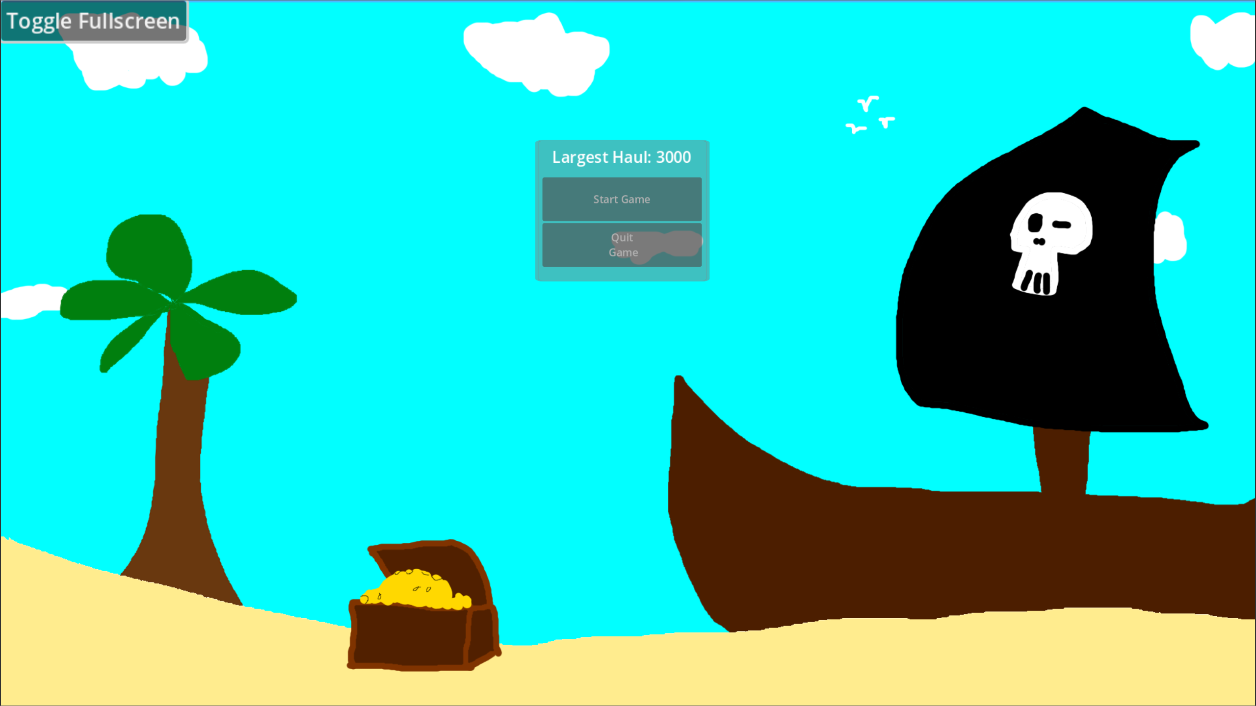 GitHub - Dylandoesprogramming/DoubloonsGame: Top down pirate ship ...