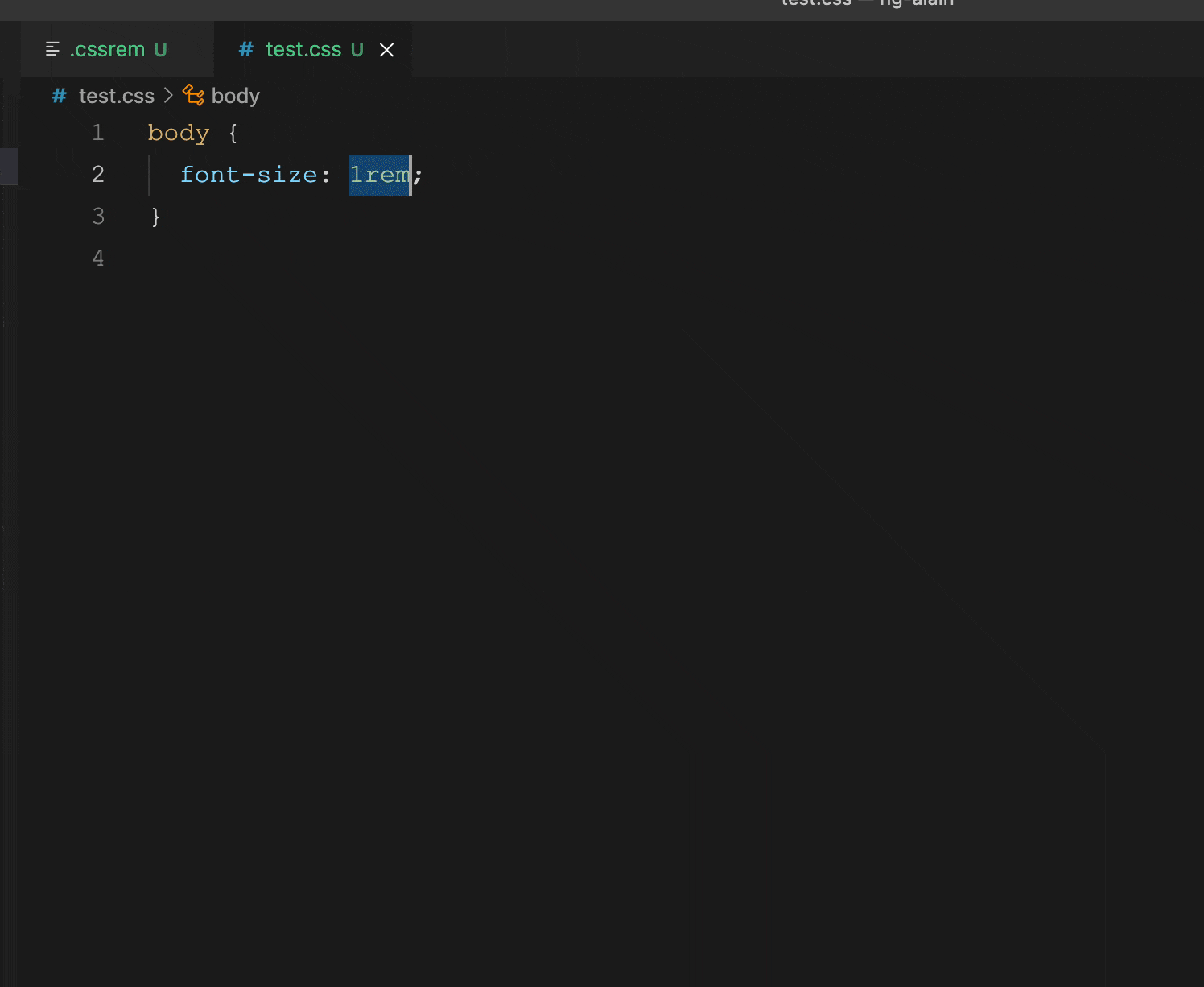 根目录设置 .cssrem 里面的配置为何不生效 · Issue #28 · cipchk/vscode-cssrem · GitHub 根目录设置 .cssrem 里面的配置为何不生效 · Issue #28 · cipchk/vscode-cssrem · GitHub