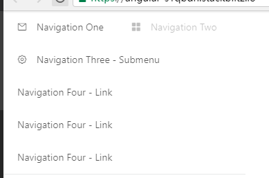 Menu: Should be processing overflowed when is horizontal mode · Issue ...