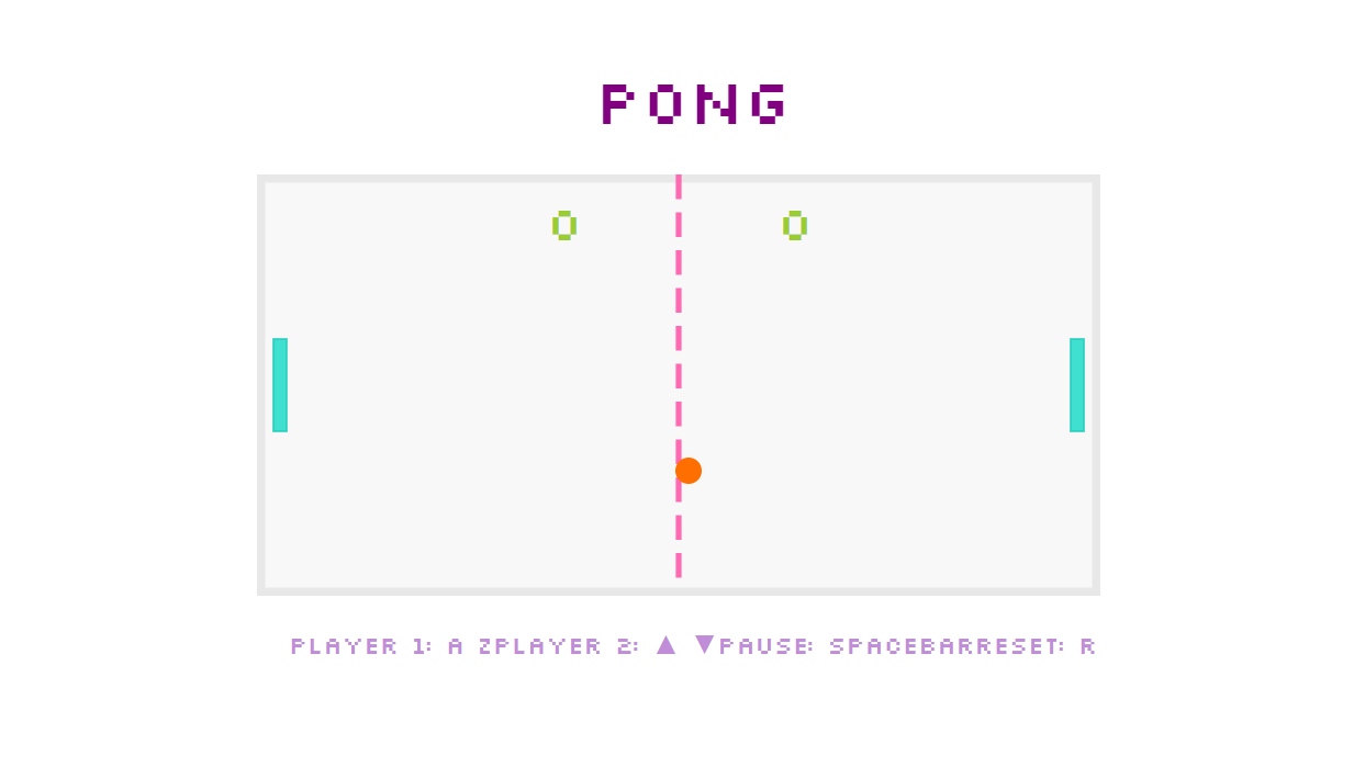 GitHub - aleezay/Pong-Game: A basic pong game using SVGs