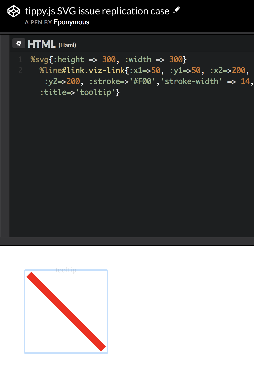 Adding tooltip to SVG line or image causes element to become selectable, with border · Issue ...