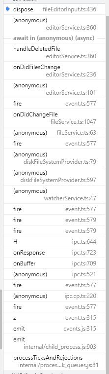 IDE closes all my network files when i lose connection to the network ...