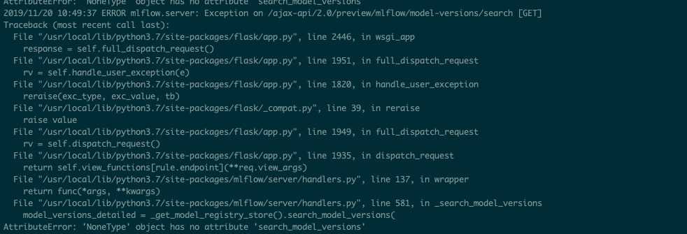 [BUG] mlfow server failed to start in k8s · Issue #2126 · mlflow/mlflow · GitHub
